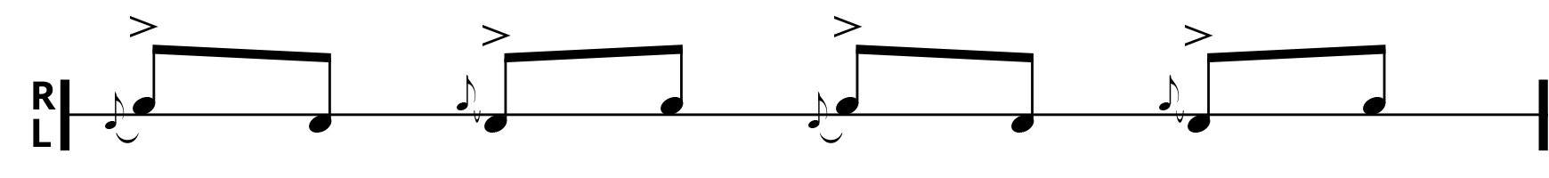 Inverted Flam Tap - Rudiments